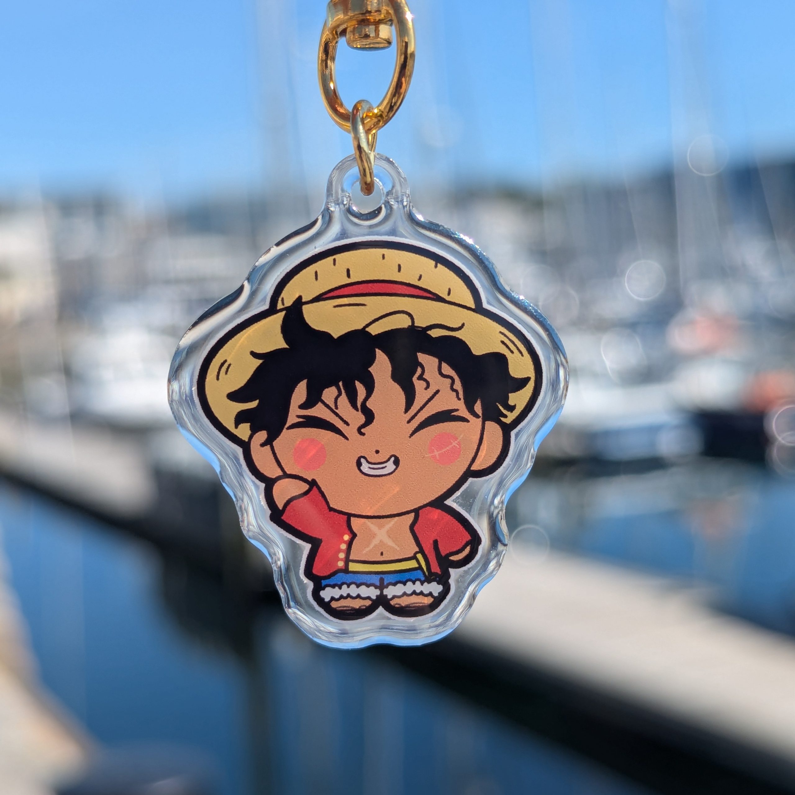 Monkey D Luffy Epoxy Chibi Charm - Janitoad